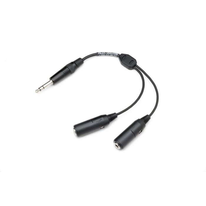 GA (Twin Plugs) Headset Adapter to Single Plug – Gulf Coast Avionics