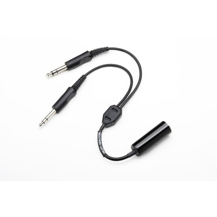 Single Plug Headset Adapter to GA (Twin Plugs) – Gulf Coast Avionics