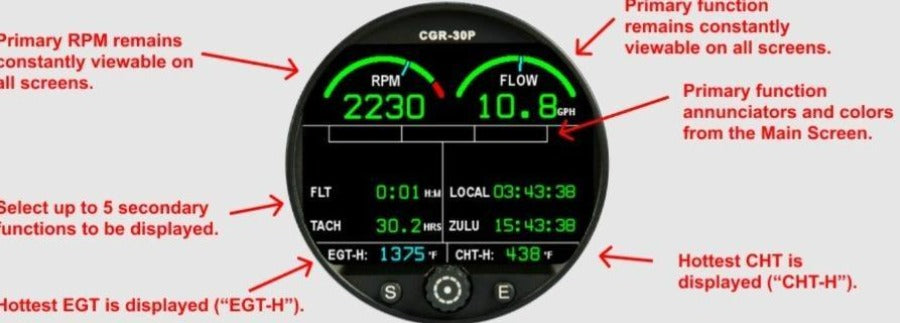 CGR-30P Color Engine Monitor | CGR 30p For Sale | Gulf Coast Avionics